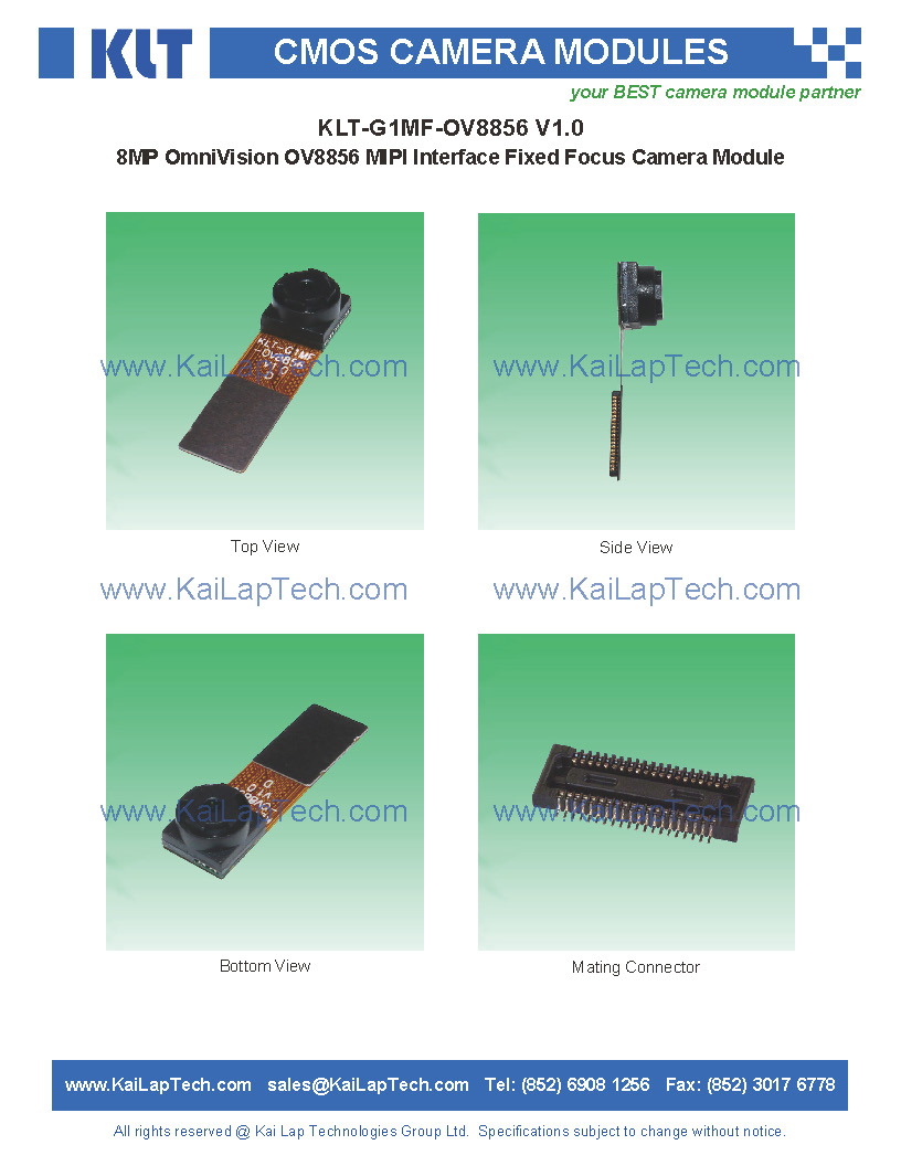KLT Camera Modules