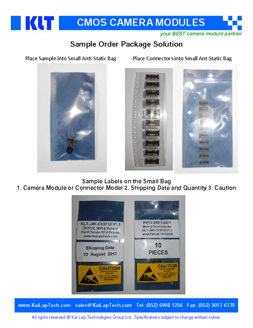 KLT Camera Modules
